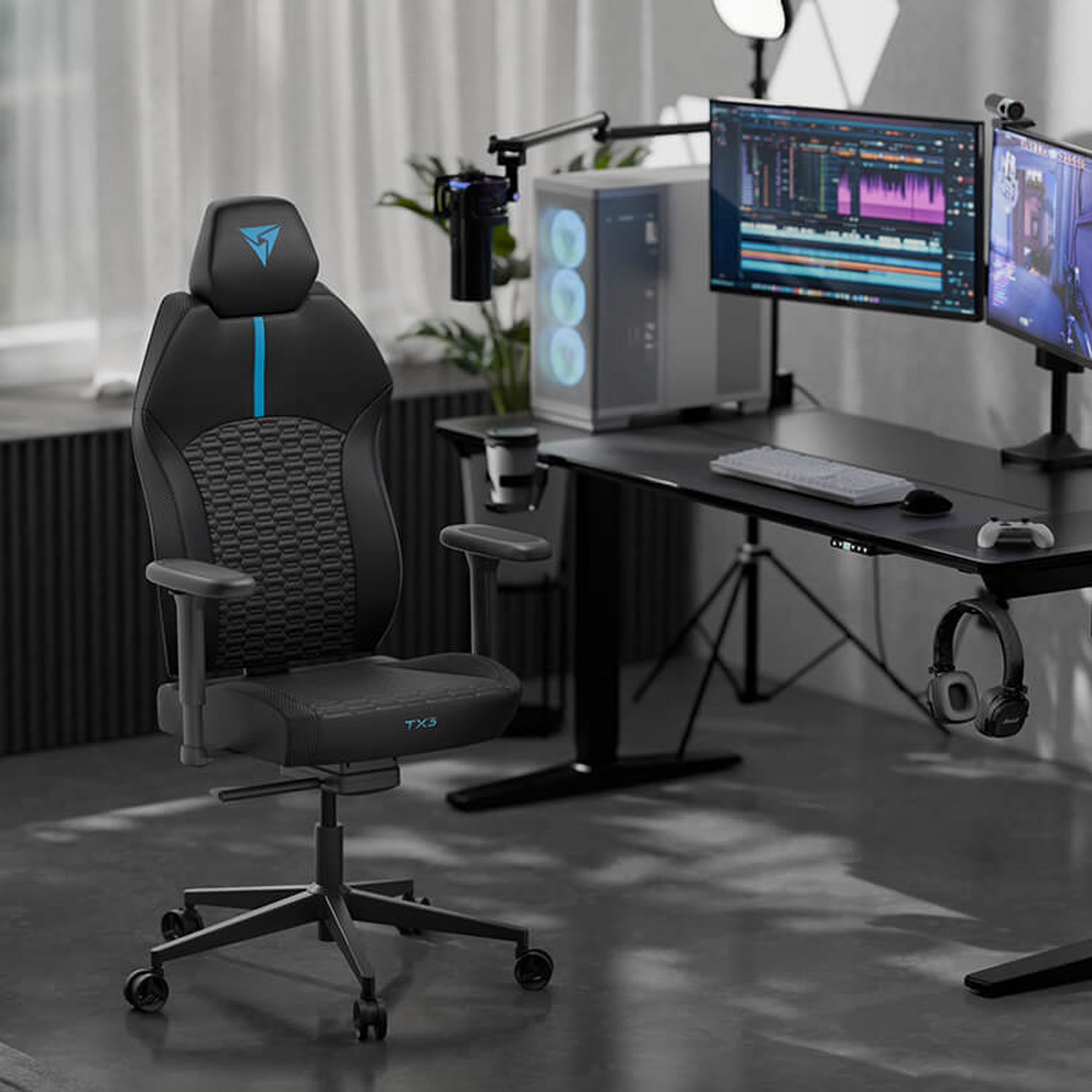 Silla Gamer Thunderx3 Solo 360 Racer Blue – Quest Time Perú