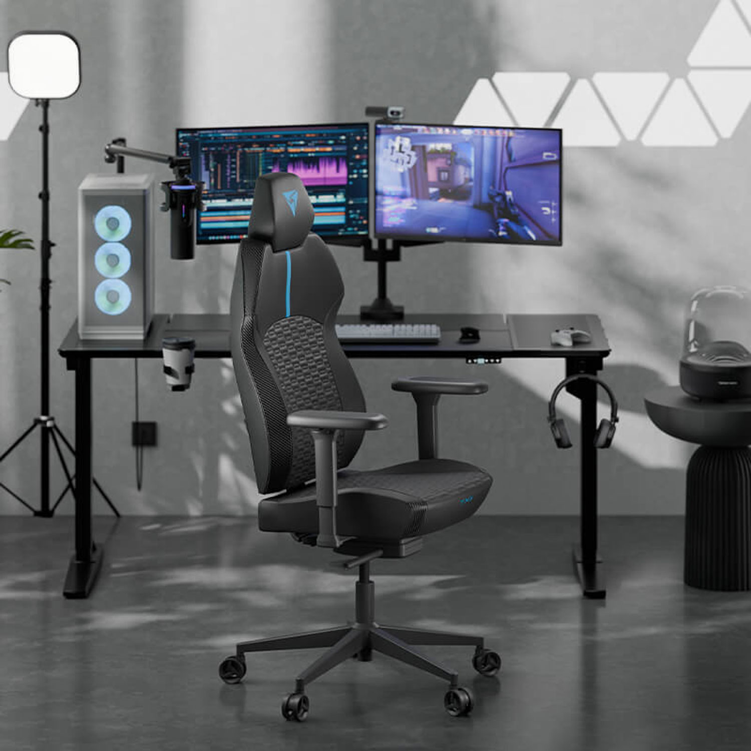 Silla Gamer Thunderx3 Solo 360 Racer Blue – Quest Time Perú