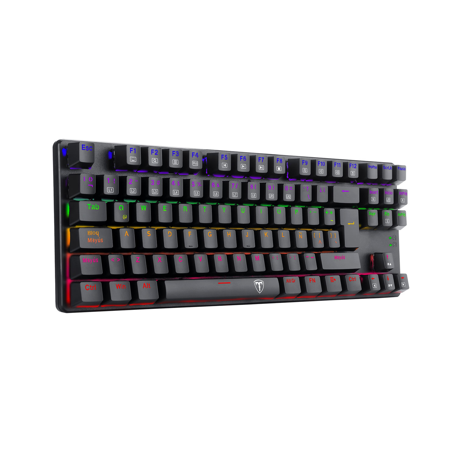 Teclado Mecánico T-Dagger T-TGK313G-LIT Bora Lite Rainbow Español Red ...